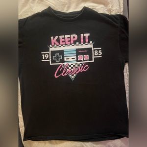 Nintendo | Shirts | Nintendo Tops Nintendo Keep It Classic Retro 8s ...
